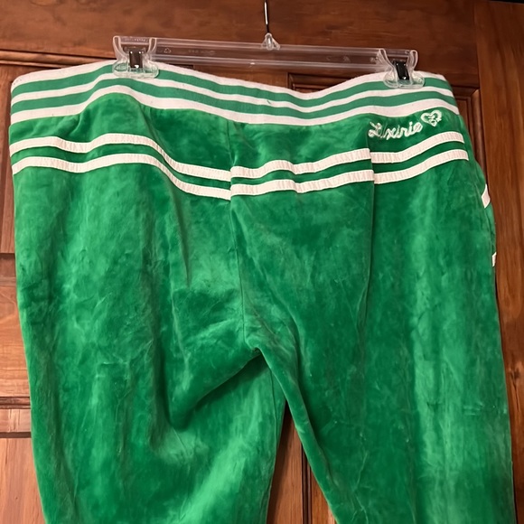 Lrg | Pants & Jumpsuits | Luxirie By Lrg Green Velvet Track Suit | Poshmark